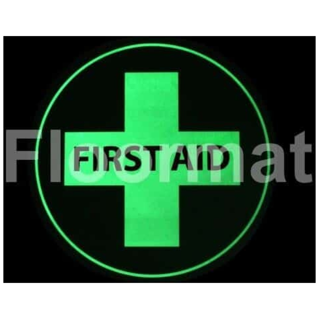 First Aid Photoluminescent | Floormat.com