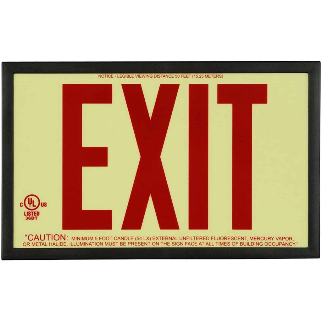 Glo Brite® P50 ECO Acrylic Exit Signs | Floormat.com