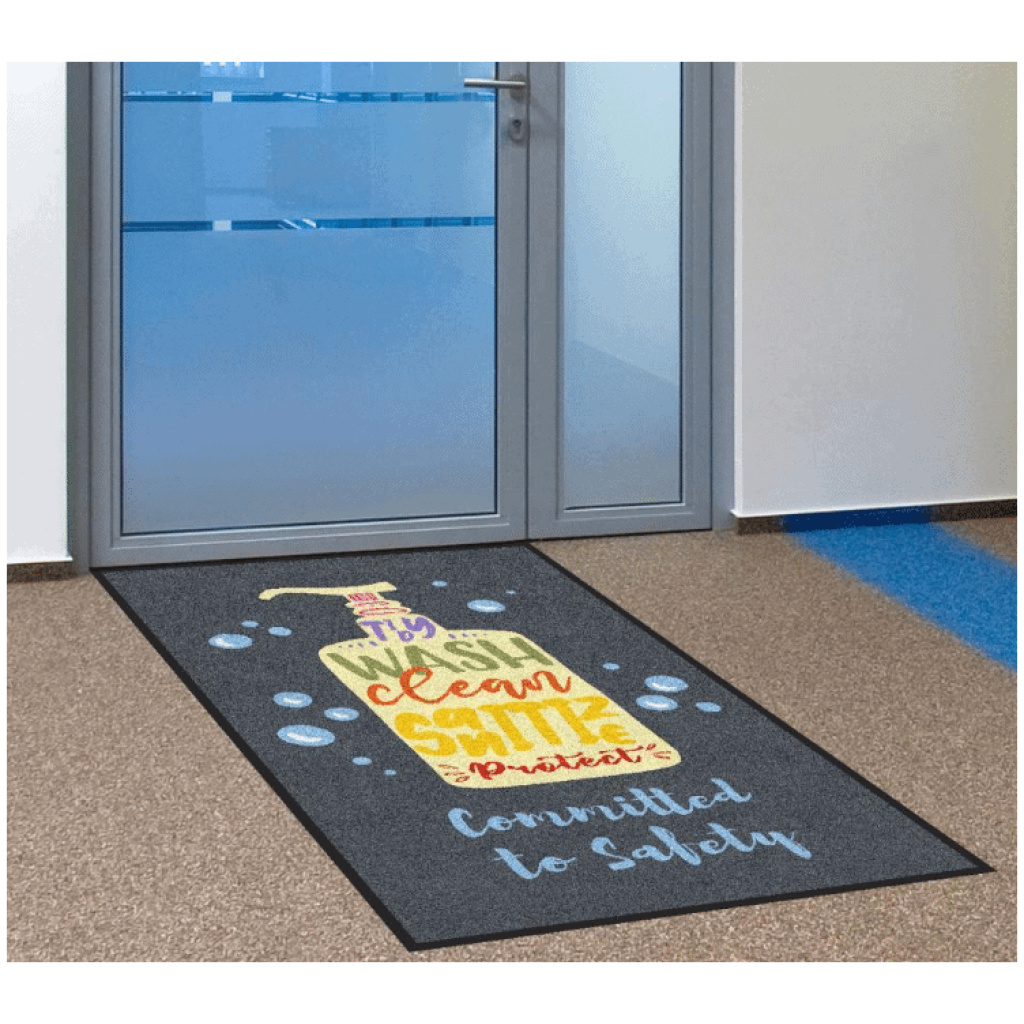 Wash, Clean, Sanitize, Hygiene Floor Mat | Floormat.com